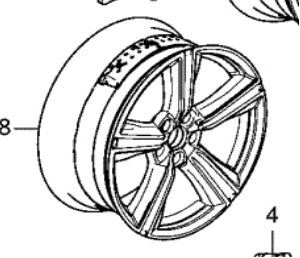42800-30B-AF0 - 2023-2025 Honda Accord - Wheel, Alloy | Genuine Honda Parts