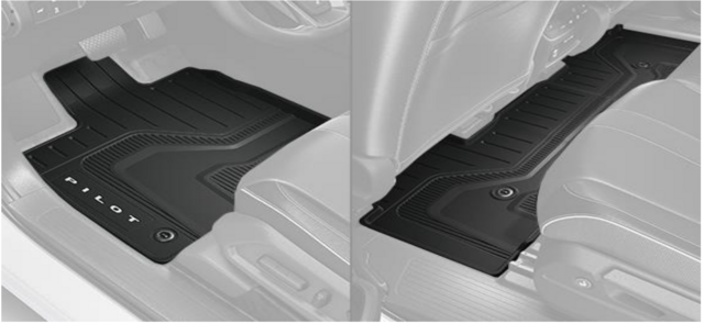 08P17-T90-110 - 2023-2025 Honda Pilot - All Season Floor Mats | Genuine Honda Parts