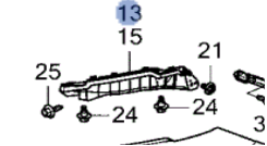 71240-3A0-A00 - 2023-2025 Honda CR-V - Upper Support | Genuine Honda Parts