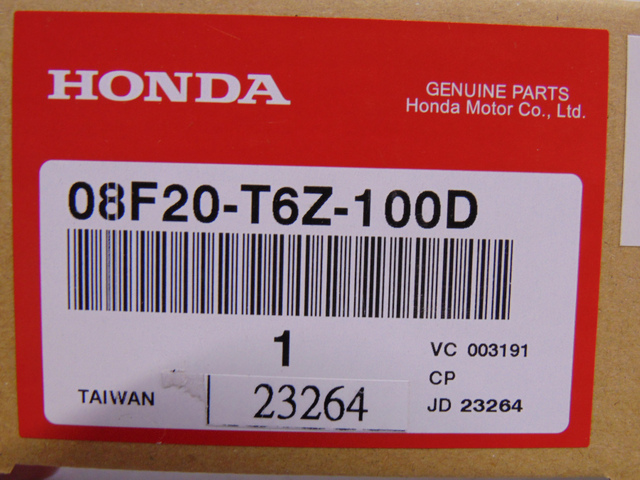 08F20-T6Z-100D - 2024-2025 Honda Ridgeline - Emblem - Rear Honda ...