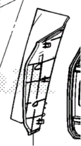 33554-T90-A01 - 2023-2025 Honda Pilot - Trim Plate | Genuine Honda Parts