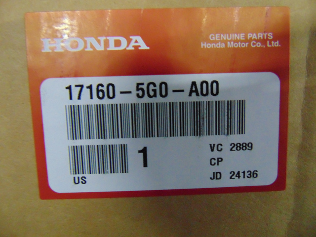 17160-5G0-A00 - Manifold In - 2013-2017 Honda | Genuine Honda Parts