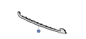 71115-T90-A10 - 2023-2025 Honda Pilot - Air Deflector | Honda Parts Cheap