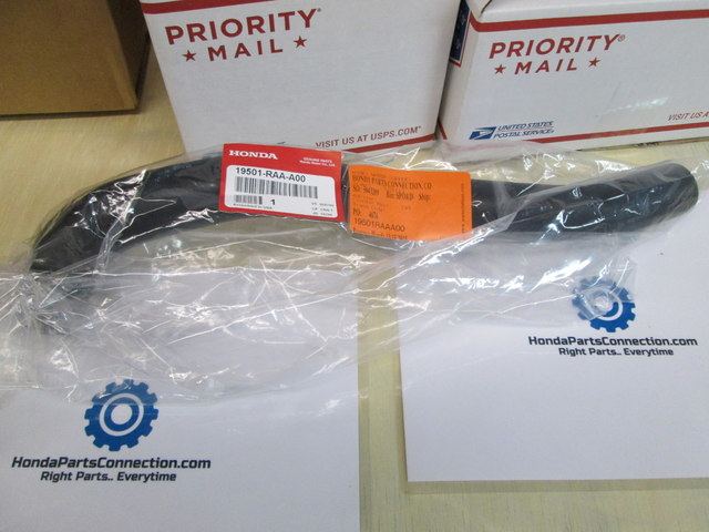 19501-RAA-A00 - 2003-2007 Honda Accord - Hose Water (Upper) | Honda ...