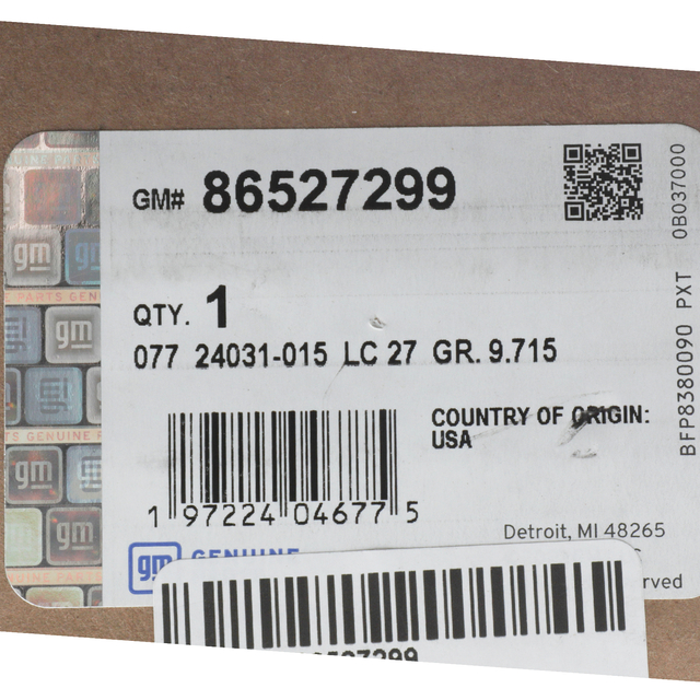 2017-2025 GM Lane Departure System Camera 86527299 | QuirkParts