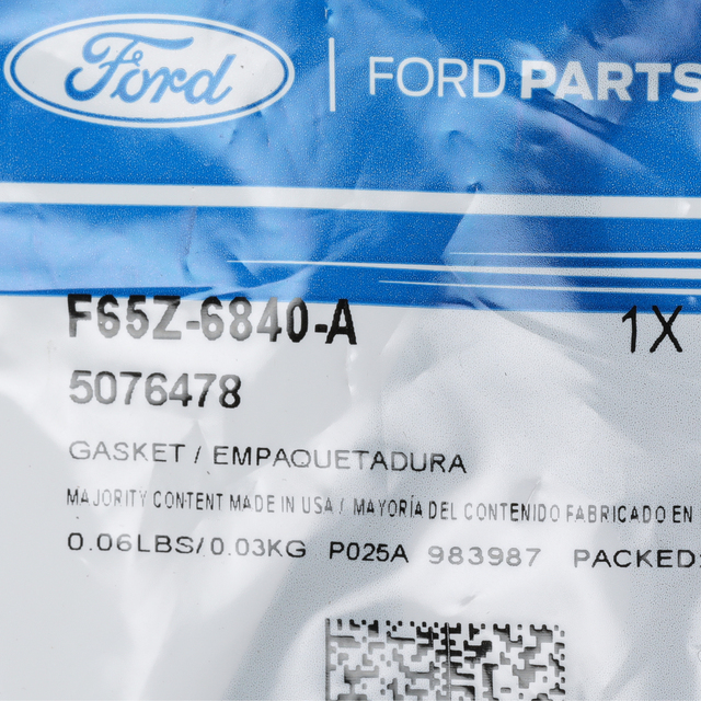 1996-2019 Ford Engine Oil Filter Adapter Gasket F65Z-6840-B | Ford OEM ...