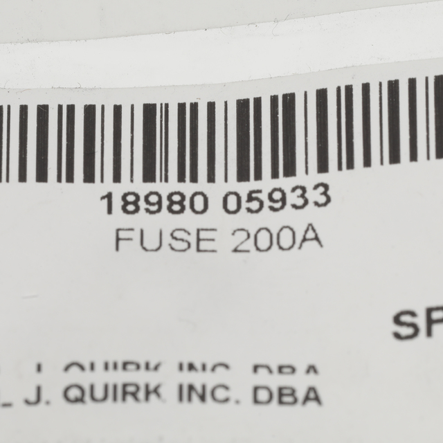 Fuse 200A 18980-05933 | QuirkParts