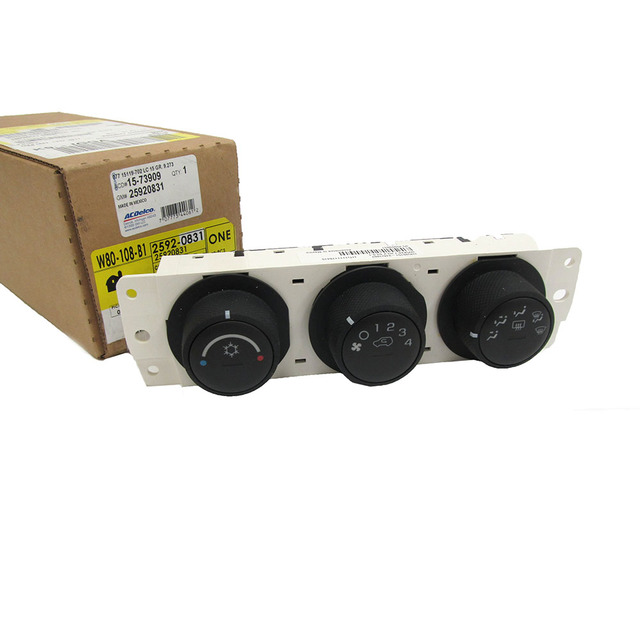 2006-2010 Hummer Heating and Air Conditioning Control Panel with Rear ...