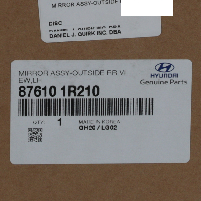 2012-2017 Hyundai Accent Mirror Assembly Outside Rear View Left-hand ...