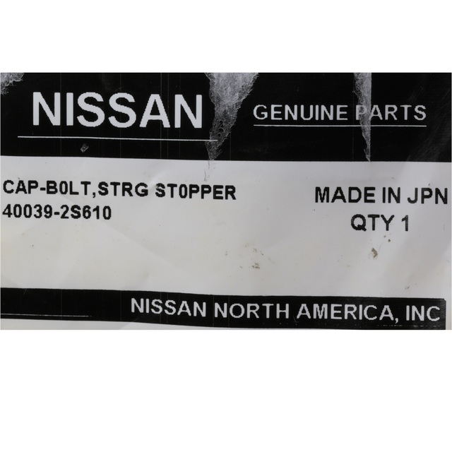 Cap-Stopper Bolt 40039-2S610 | QuirkParts