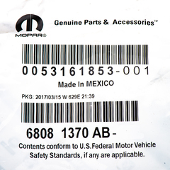 2013-2016 Dodge Dart OEM NEW Mopar 2013-2016 Dodge Dart Aero GT ...