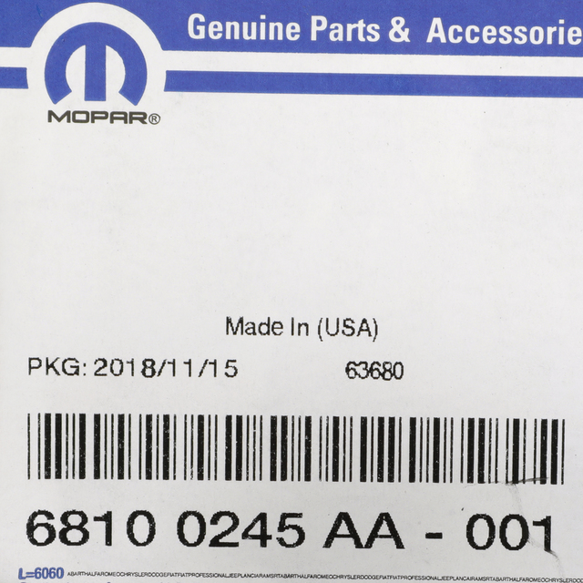 2011-2013 Dodge Durango Grille Reinforcement 68100245AA | QuirkParts