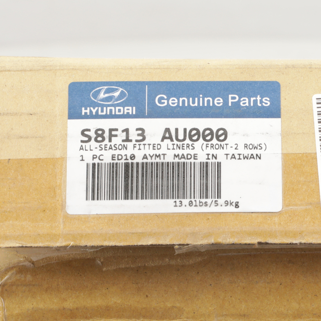 Hyundai - S8F13-AU000 - Floor Liners, All Season - 2020-2024 Hyundai ...