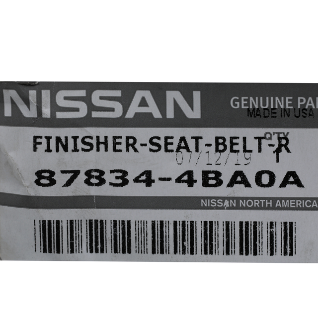 2018-2025 Nissan Seat Belt Trim Bezel 87834-4BA0A | QuirkParts