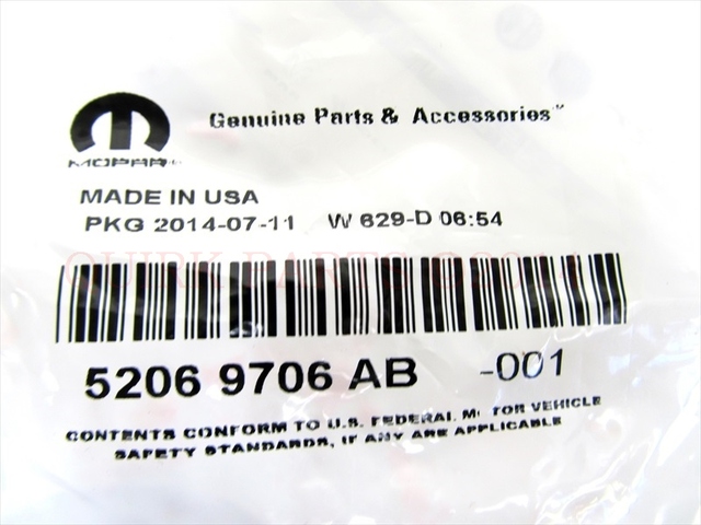 2001-2011 Mopar Jeep Dodge Corporate Front Axle Shaft Seal 8.25 205mm ...