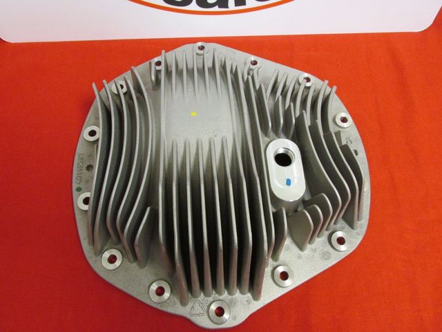 Dodge Ram 2500 3500 Silver AAM 11.5 REAR Finned Diff Cover 14 BOLT ...