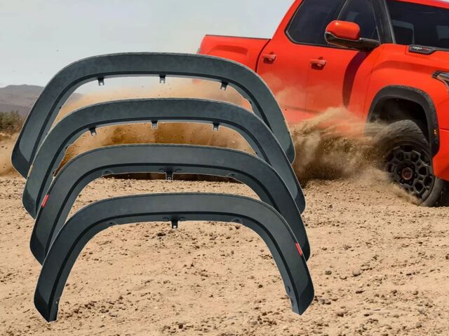 Genuine Toyota TRD PRO Tundra Fender Flares Black Camoflauge laser ...