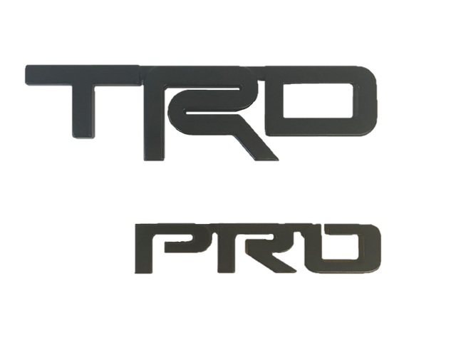 Genuine Toyota 4Runner Black TRD Pro Emblem 2017-2024 4Runner PT413 ...