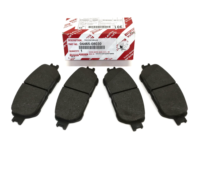 Genuine Toyota Avalon Camry Sienna Front Brake Pad Set OEM 04465-08030 ...