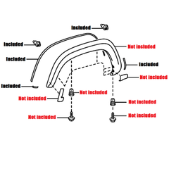 Genuine Toyota Tacoma Flare Seal & Clip Kit | Frontier Toyota