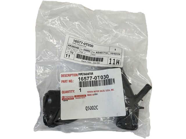 Genuine Toyota Upper Radiator Coolant Hose Connector Pipe 2009-2017 ...
