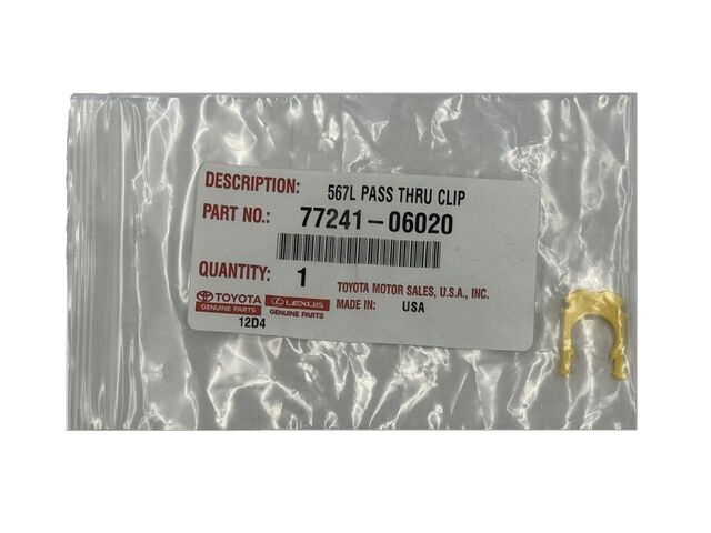 Genuine Toyota Fuel Pump Suction Tube Joint Retainer Clip 77241-06020 ...