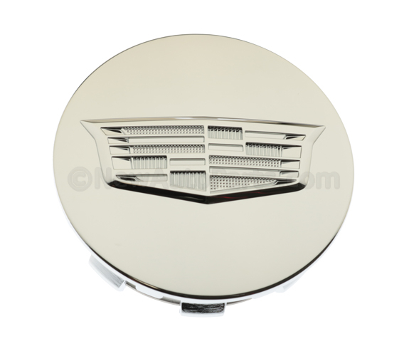 2015-2024 Cadillac Wheel Center Cap, Chrome w/Chrome Crest **ONE PER ...