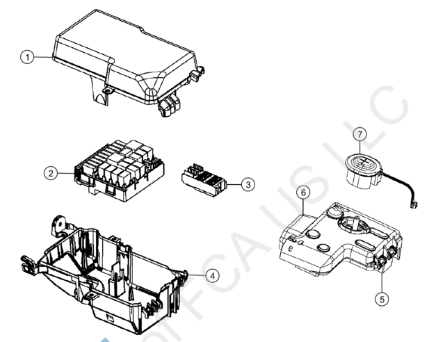 2013-2016 Dodge Dart Distribution Box (#5) 68239639AA | My Mopar Parts