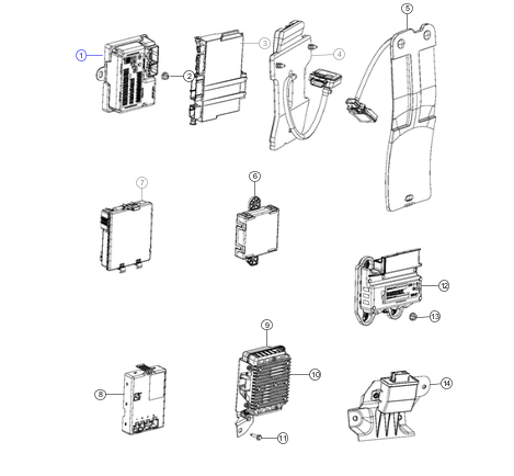 2014-2022 mopar Transfer Case Module 68540645AA | My Mopar Parts