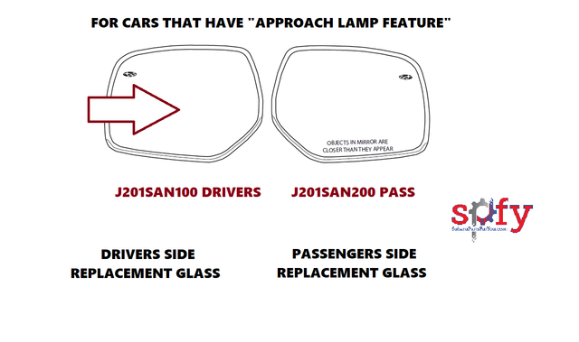Mirror Assembly - (Left-hand) J201SAN700 | Subaru Parts For You