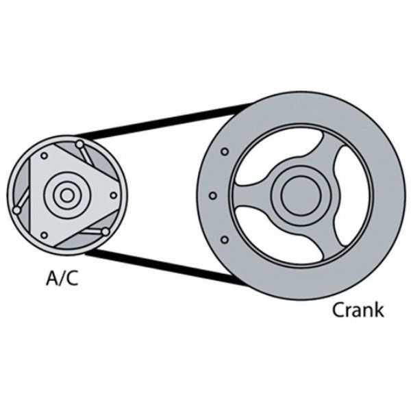 OEM GM Corvette Accessory Drive System AC Add-On kit For 19419286 ...