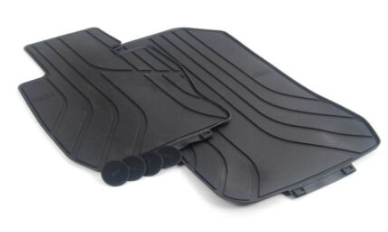 2009-2011 BMW 328i xDrive Front All Weather Floor Mats Set Of 2 Black ...
