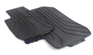 2009-2011 BMW 328i xDrive Front All Weather Floor Mats Set Of 2 Black ...