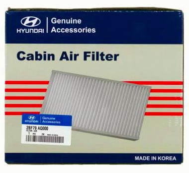 Genuine OEM Cabin Air Filter Element - Hyundai Santa Fe & Azera ...
