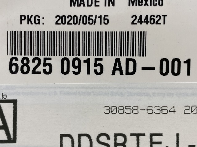 2016-2019 Mopar 2016-20 Jeep Grand Cherokee Durango Purge Hose 3.6l Oem ...