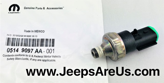 05149097AB - Oil Pressure Sending Unit 2003-2013 Mopar | Mopar Genuine ...
