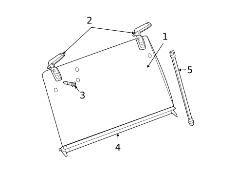 Wrangler Hardtop Liftgate Glass to Tailgate Seal 07-10 JEEPS ARE US ...