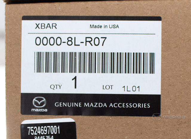 00008LR07 - 2017-2023 Mazda CX-5 Roof Rack Cross Bar Side Rails - Mazda ...