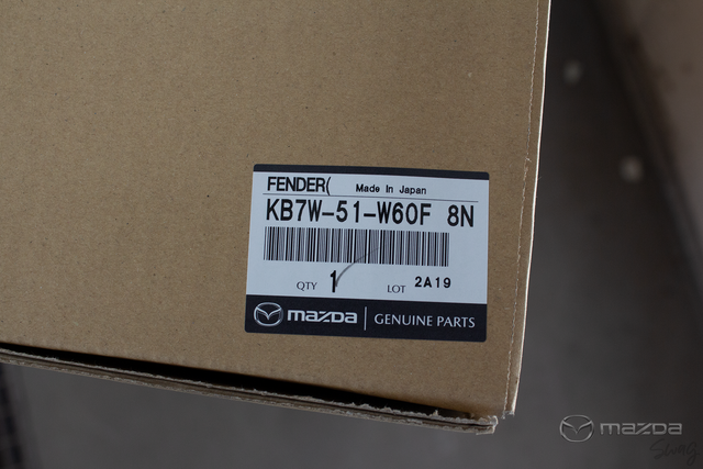 KB7W-51-W60F-8N - Wheel Opening Molding, Drivers Side Rear - 2017-2022 ...