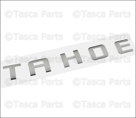 2007-2020 Chevrolet Tahoe Bright Chrome Tahoe Name Plate 15825693 ...