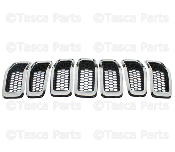 2014-2018 Jeep Cherokee Radiator Grille Kit 68303626AC | TascaParts.com