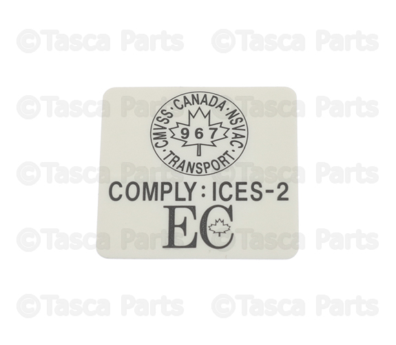 2004-2025 Mazda Anti-Theft Label fe0169c31b | TascaParts.com