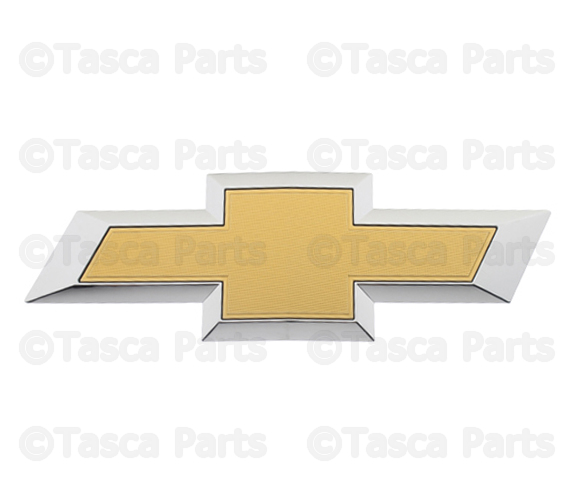 2016-2019 Chevrolet Gold Front Grille Bowtie Emblem with Chrome Outline ...