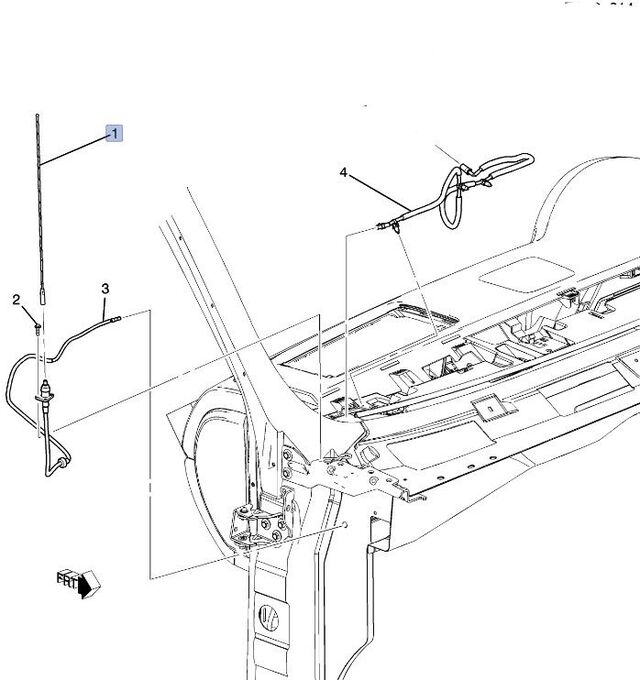 Buy Genuine GM Auto Parts - Antenna (Part # 84170994) | GM Parts Store
