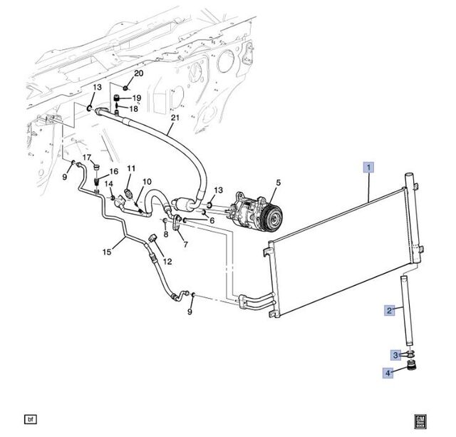 Buy Genuine GM Auto Parts - Condenser (Part # 85145960) | GM Parts Store