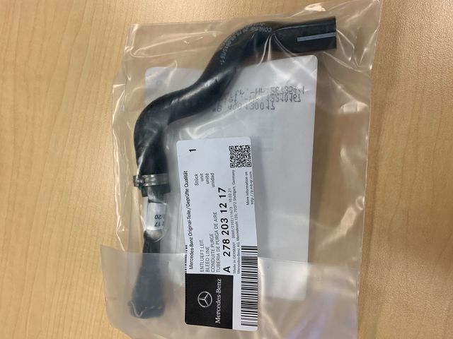 278-203-12-17 - Bleed Line MB Parts Source