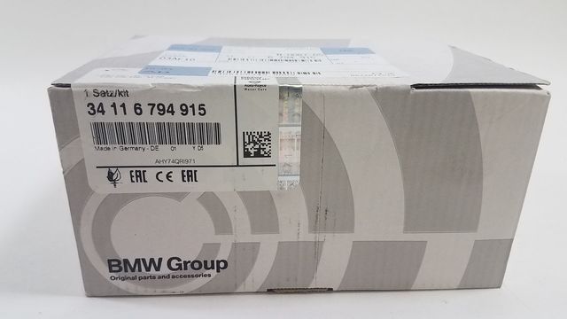 34116794915 - Brake Pads Front (34-11-6-794-915) | BMW of South Atlanta ...