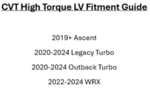 SOA906V0300 - High Torque Cvtf-Lv (5 Gal) | Subaru Parts HQ