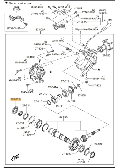 CN01-27-397 - Right Axle Seal - 2013-2019 Mazda | Mazda Parts Factor