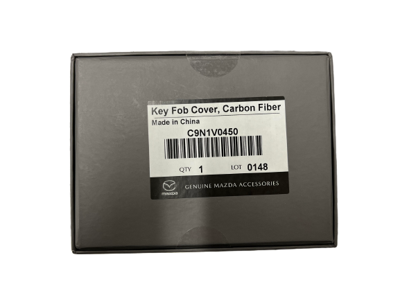 2023-2025 Mazda Key Fob Cover - Carbon Fiber Look | Mazda Parts Factor
